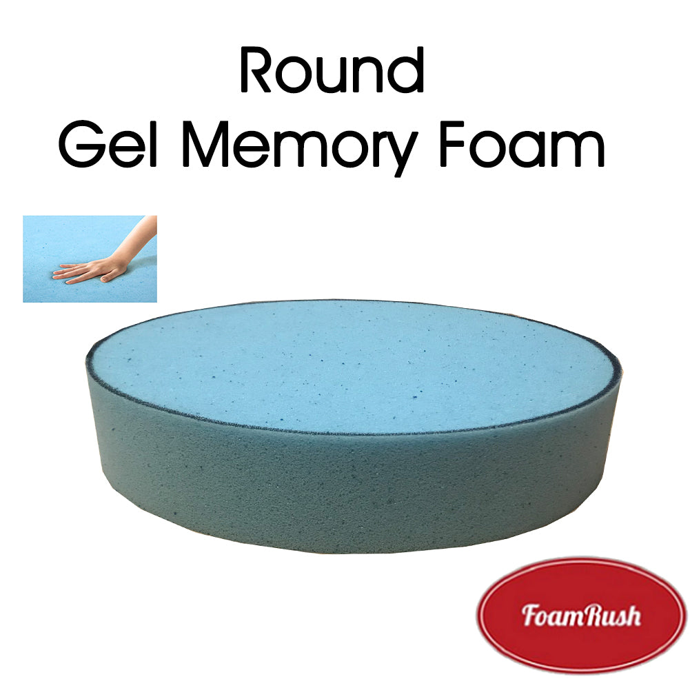 Round Gel Memory Foam – FoamRush